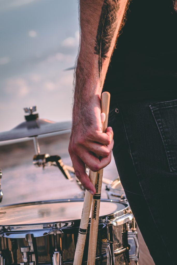 Stick Pic – Behind the Kit